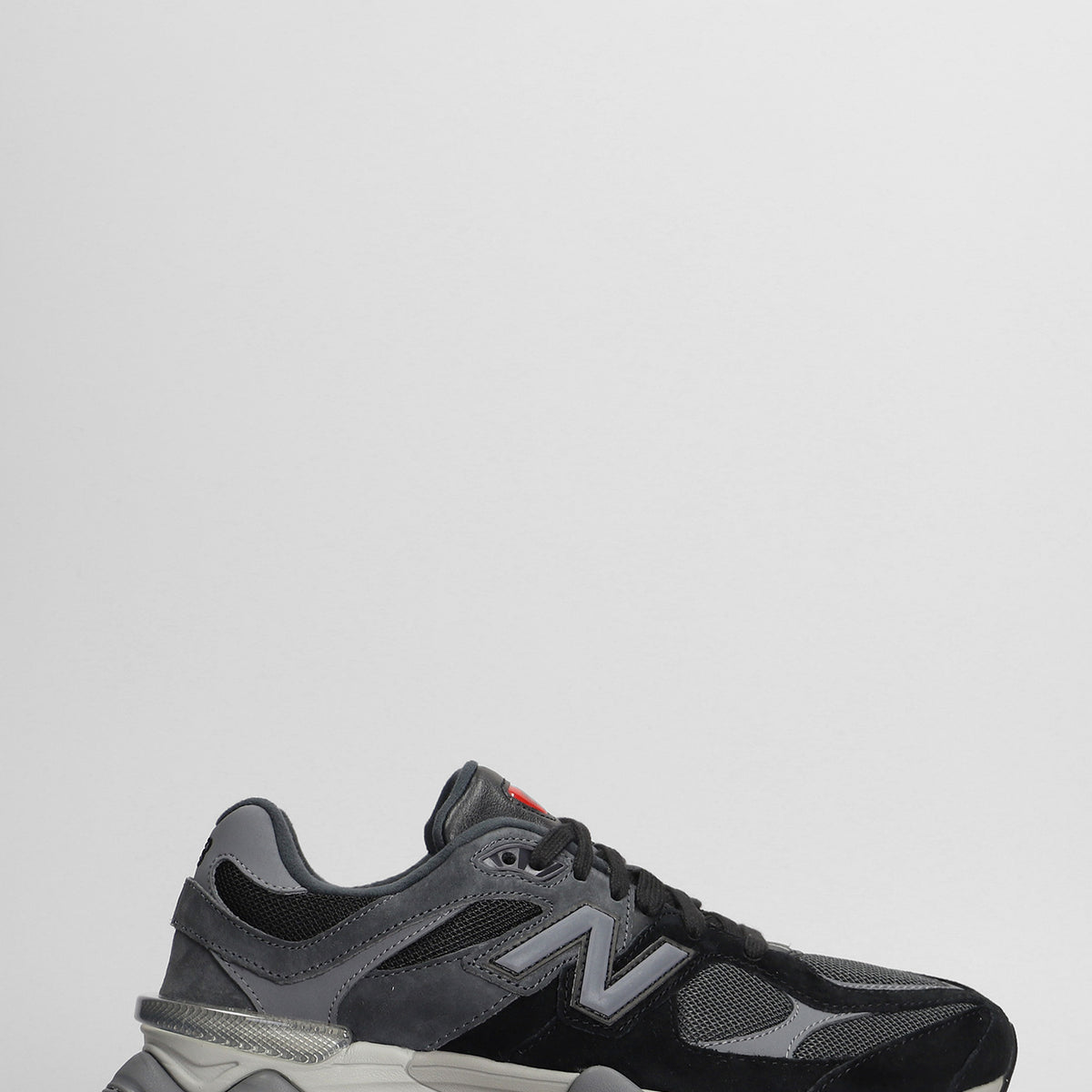 9060 Sneakers in black Suede and fabric – Deliberti