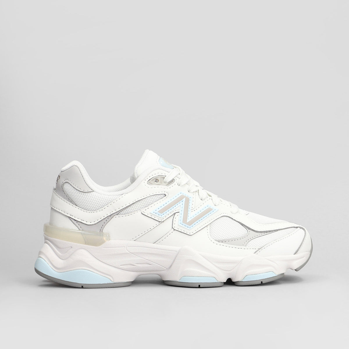 9060 Sneakers in white leather – Deliberti