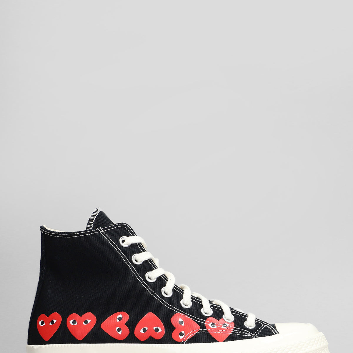 Chuck 70 cdg high Sneakers in black cotton – Deliberti