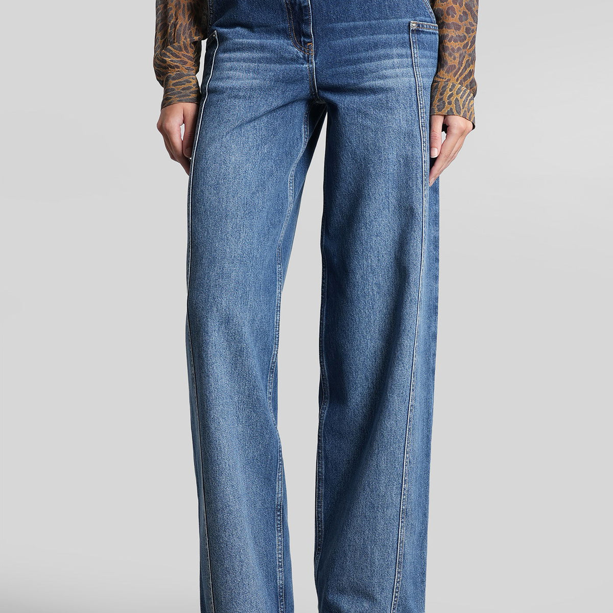 Eimeo Jeans in blue cotton – Deliberti