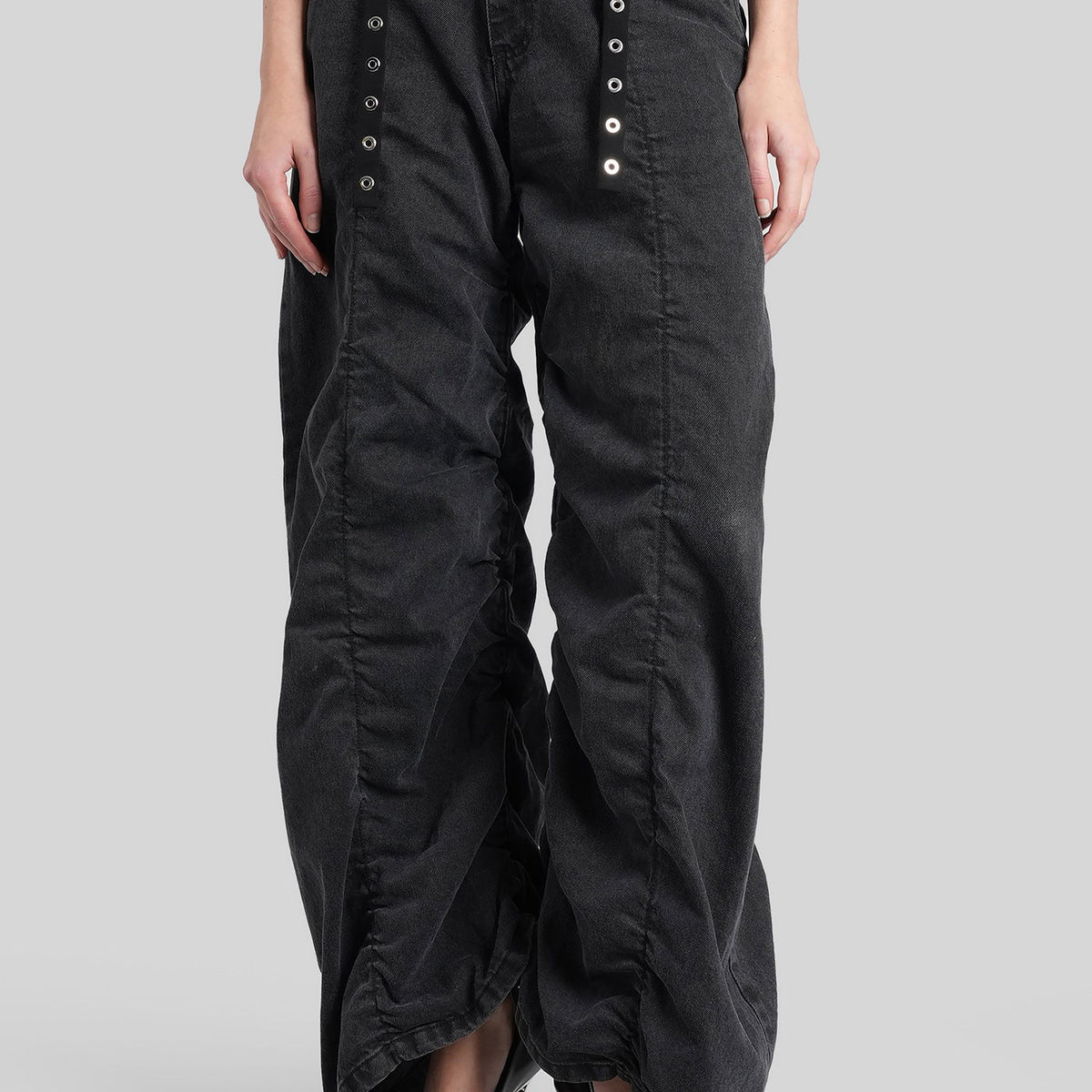 Jeans in black denim – Deliberti