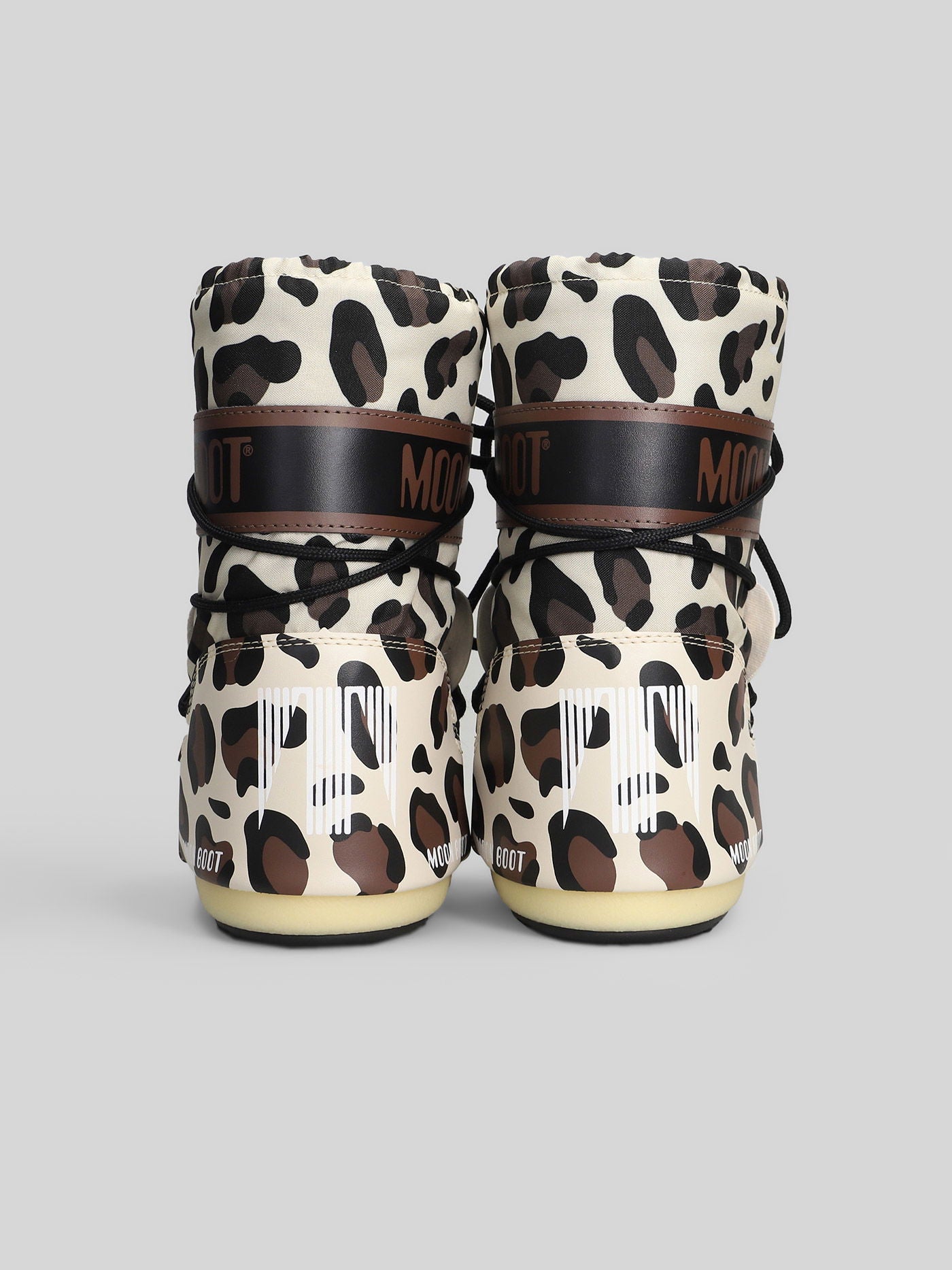 Mb icon animal low heels boots in Animalier polyamide – Deliberti