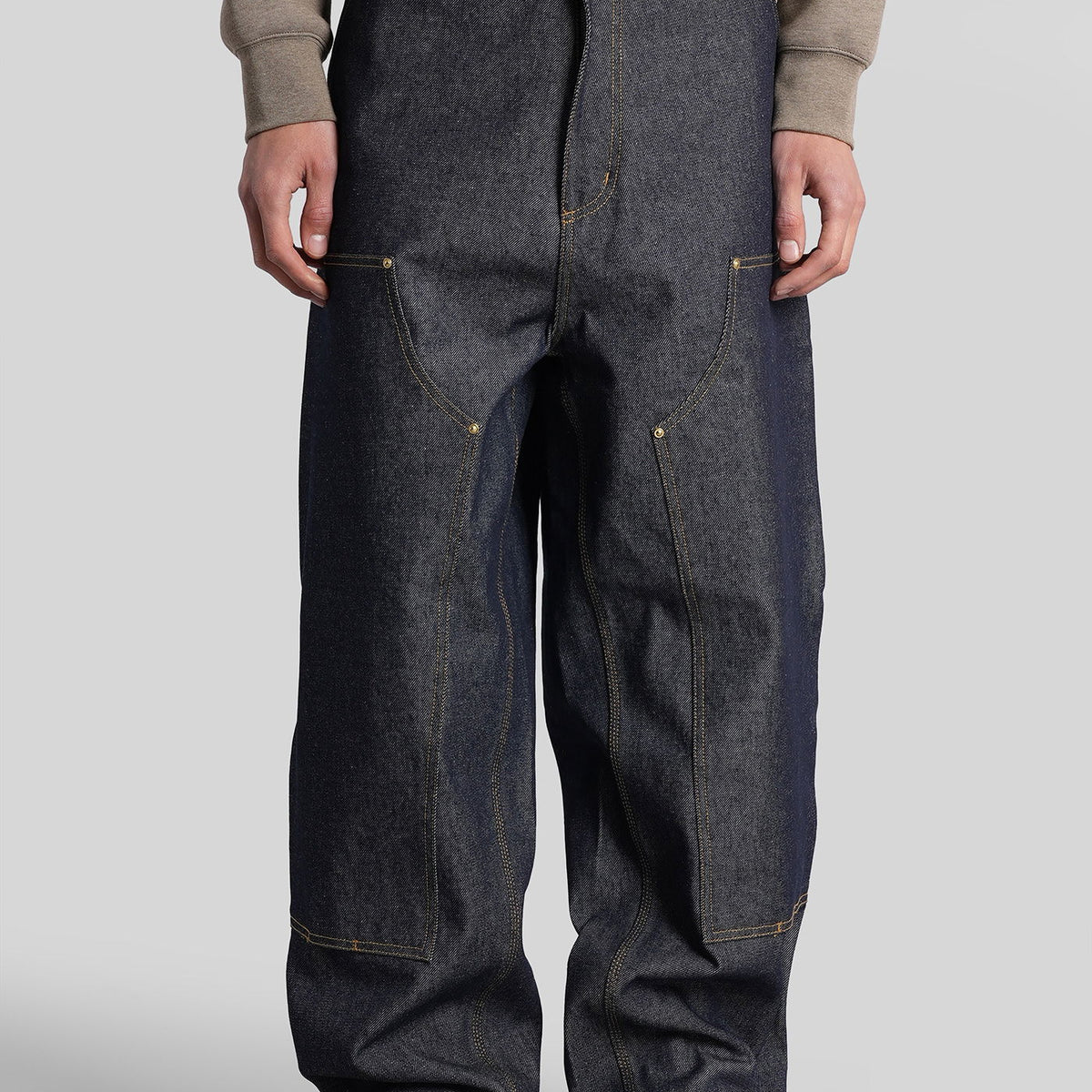 Og double knee pant Jeans in blue denim – Deliberti